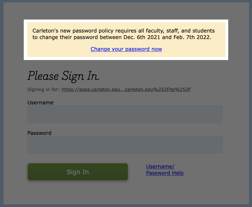 Carleton moves to longer passwords for increased security – ITS Blog ...