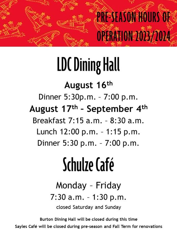 Facility Menus & Hours – Dining Services – Carleton College Facility Menus & Hours – Dining Services – Carleton College