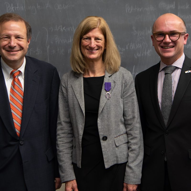 Professor Cathy Yandell knighted into French Ordre des Palmes ...
