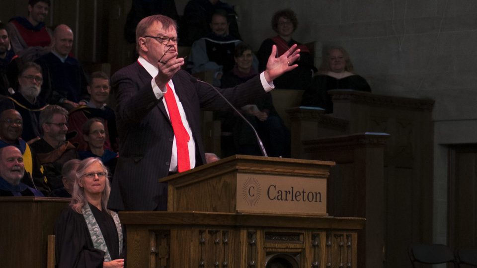 Garrison Keillor’s Sesquicentennial Convocation – News – Carleton College