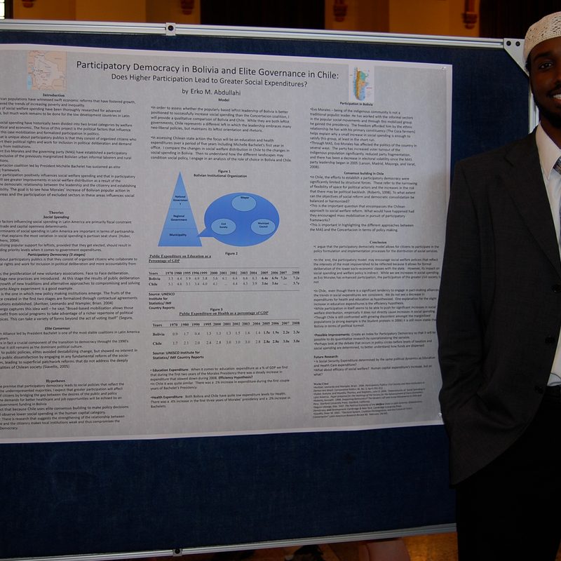 Comps Poster Presentation, May 6, 2009 – Political Science and ...