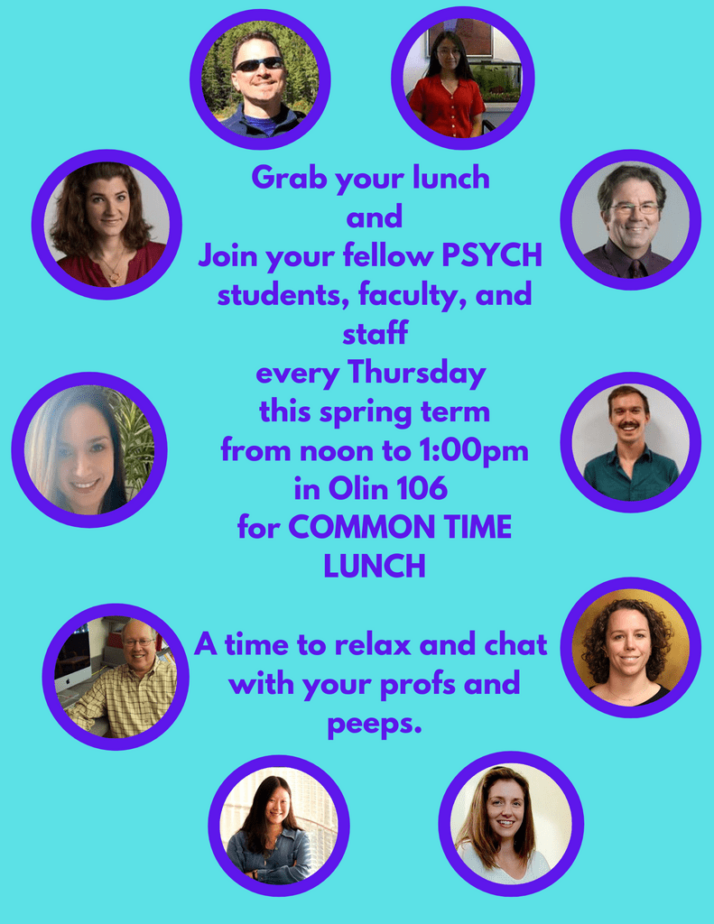 Upcoming Events – Psychology Department Newsletter – Carleton College