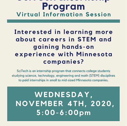 SciTech Internship Program Information Session – The Weekly Beaker ...