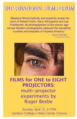 Filmmaker Roger Beebe Brings Multi-Projector Experiments to Weitz ...